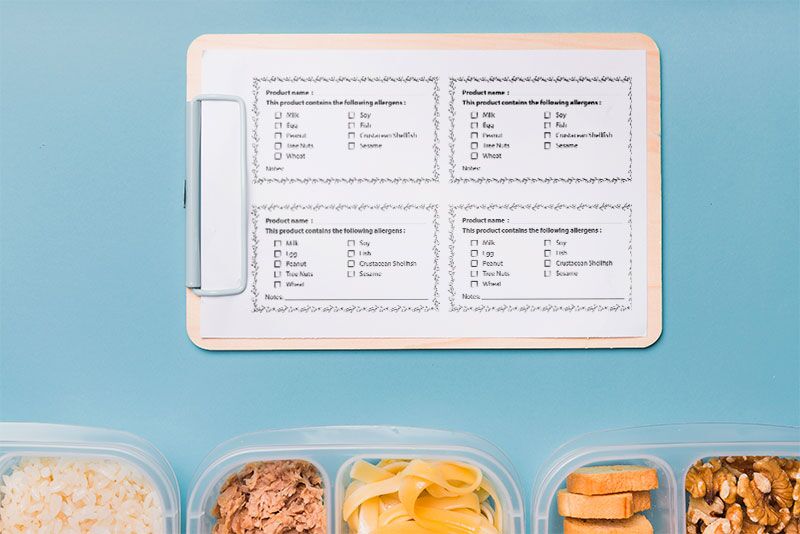 Printable Food Allergy Labels (FREE Downloadable PDF)