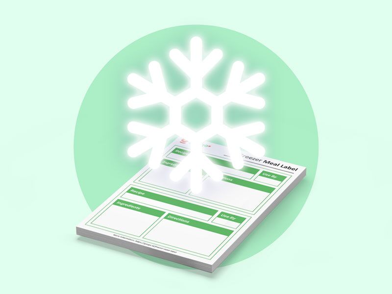 EDITABLE Freezer Meal Labels (Free Printable PDF)